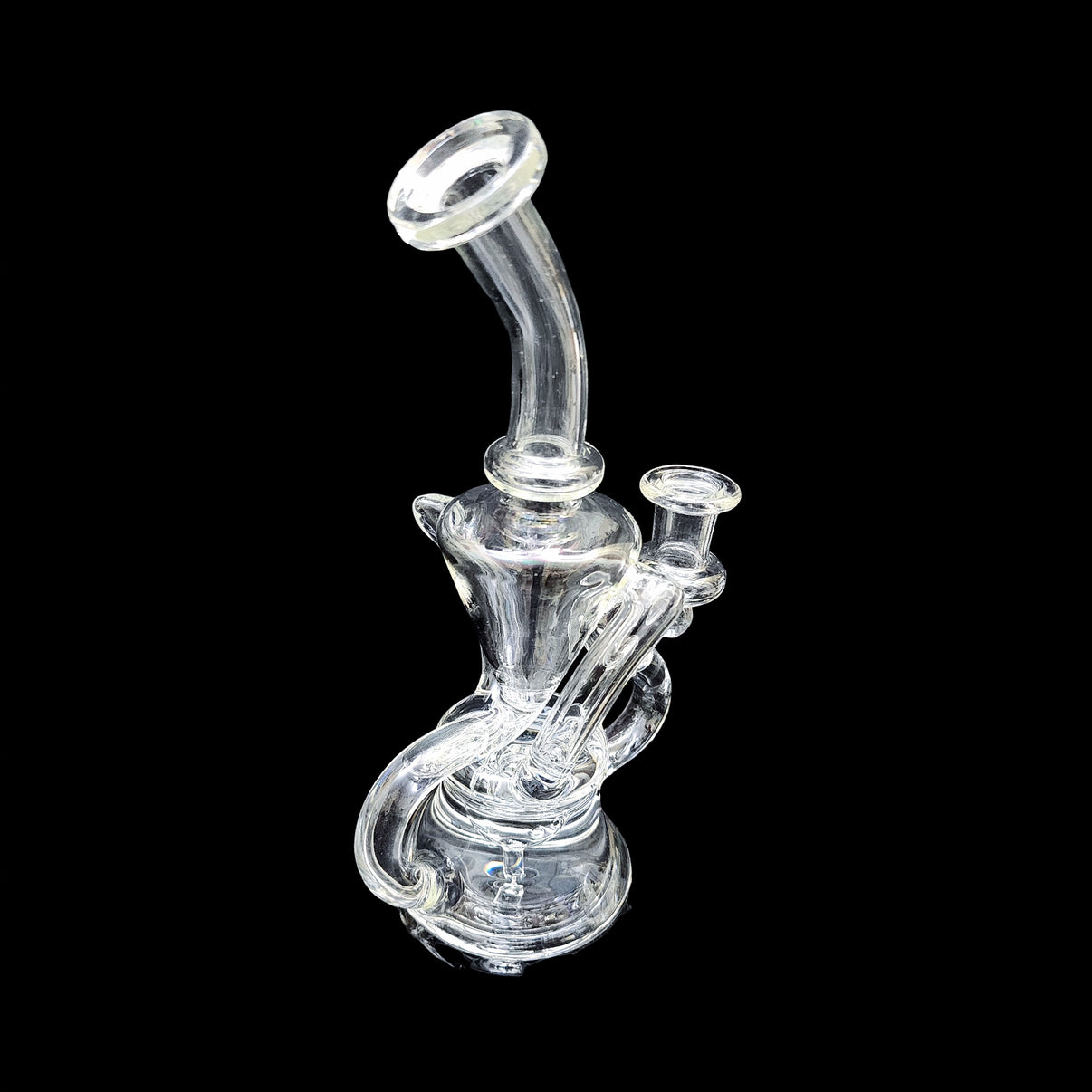 Clear Glass Recycler Rig – Cloud Creator